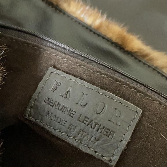 Falor | Bags | Nwt Vintage Falor Italian Mink Fur And Leather Shoulder ...